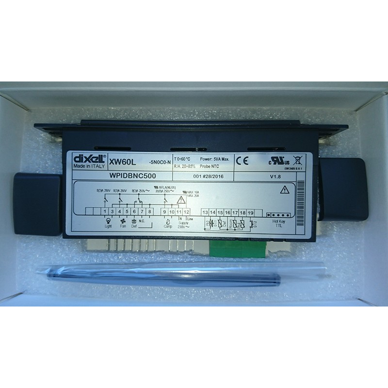 WPIDBNC500-Régulateur Dixell Xw60L-5N0C0-ATF34